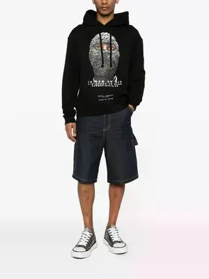 IH NOM UH NIT Printed Hoodie - Black