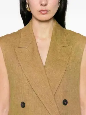 Max Mara Double-breasted Sleeveless Gilet
