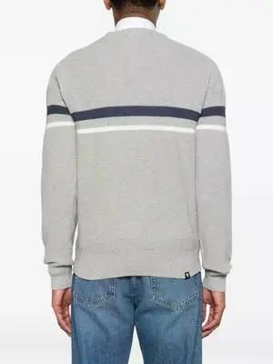 Rossignol Striped Crew-neck Sweater - Grey