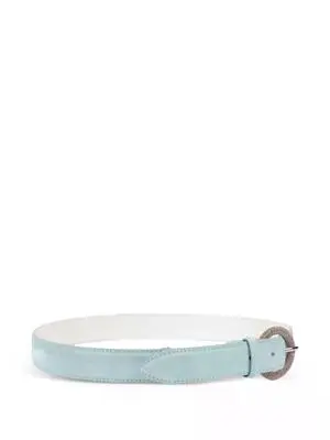 ORTIGNI Leather Belt - Blue