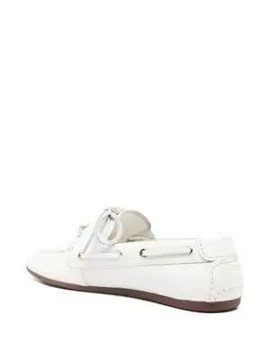 Maje Boat Shoes - White