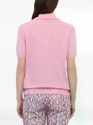 MSGM Studded Polo Shirt