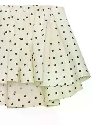 MSGM Polka-dot Tiered Top