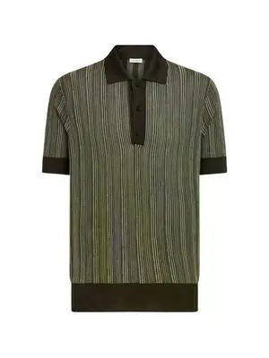 FERRAGAMO Short Sleeve Knitted Polo