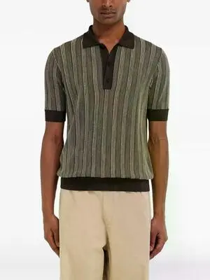 FERRAGAMO Short Sleeve Knitted Polo
