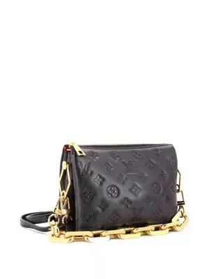 LOUIS VUITTON Coussin Bb Crossbody Bag Monogram Embossed Lambskin - Blue