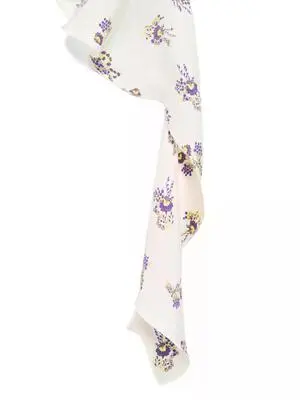 Dorothee Schumacher Ruffled Floral-print Scarf