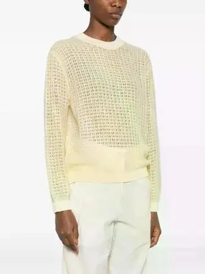 Dorothee Schumacher Open-knit Crew Neck Sweater
