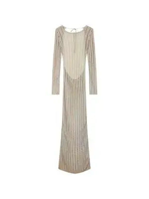 Open Back Longsleeve Dresses