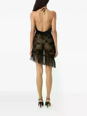 Blumarine Ruffled Tulle Mini Dress