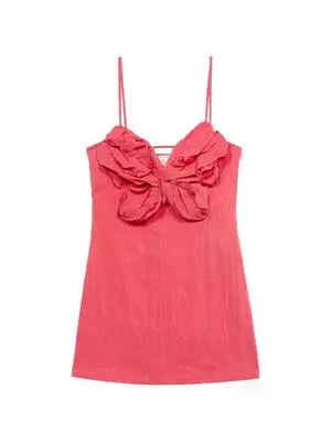 Blumarine Butterfly-appliqué Mini Dress - Pink