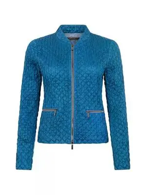 MOORER Quilted Zip-front Jacket