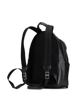 Fendi Vitello Grace Zucca Embossed Leather Backpack