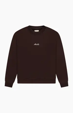 CALIFORNIA INCLINE Malibu Crewneck - Umber