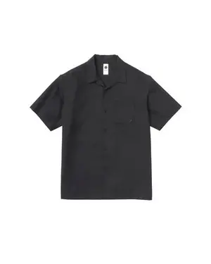 VOWELS Mohair Poplin Shirt - Black