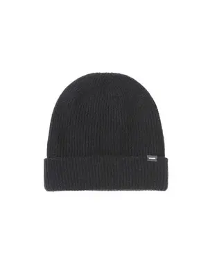 VOWELS Cotton Cashmere Beanie - Black