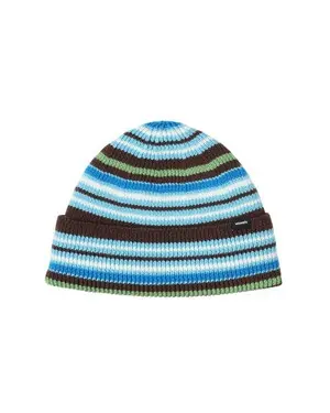 VOWELS Cotton Cashmere Beanie - Blue