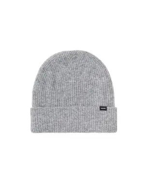 VOWELS Cotton Cashmere Beanie - Grey