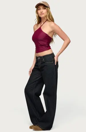 EDIKTED Alaynah Halter Top