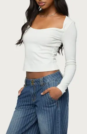 EDIKTED Long Sleeve Top