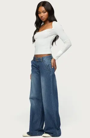 EDIKTED Long Sleeve Top