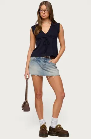 EDIKTED Rusanna Babydoll Tank