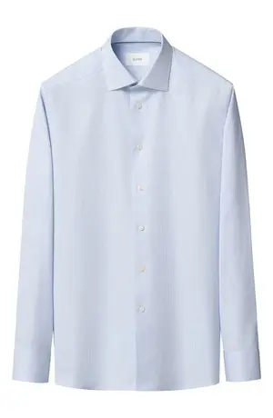 Eton Slim Fit Signature Twill Houndstooth Button-up Shirt