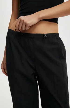 Cotton:on Woven Utility Pant - Black