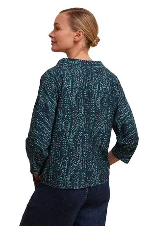 CELTIC & CO. Cotton Blend Collared T-shirt