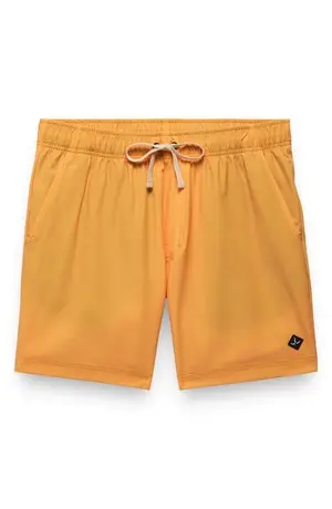 Prana Metric Swim Trunks - Mango