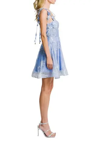 CIEBON Kaelin Floral-print Voile Minidress