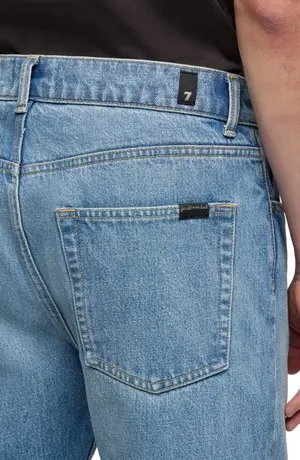 7 For All Mankind Easy Straight Leg Jeans - Mason