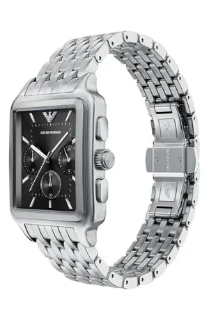 Emporio Armani Tank Chronograph Bracelet Watch