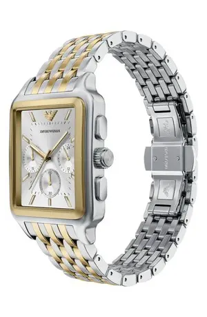Emporio Armani Tank Chronograph Bracelet Watch
