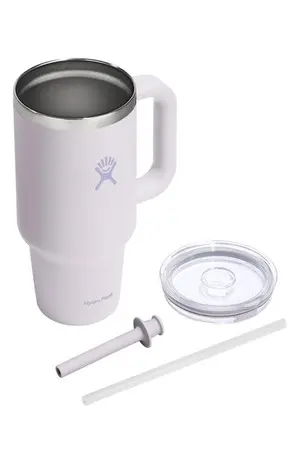 HYDRO FLASK 32-ounce Clear Lid Travel Tumbler - Cloud Pink