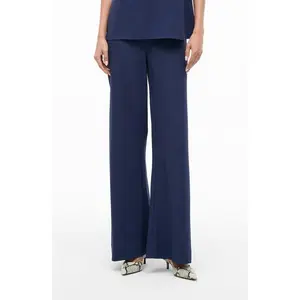 Staud Stroll Wide Leg Pants - Navy