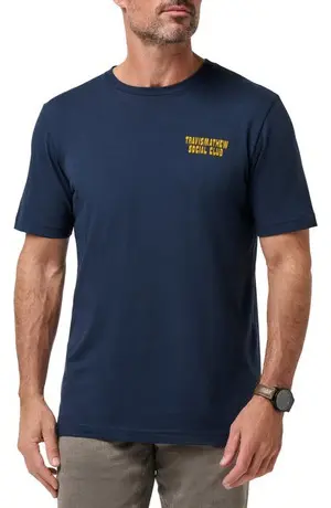 Travis Mathew Club Dues Cotton Graphic T-shirt