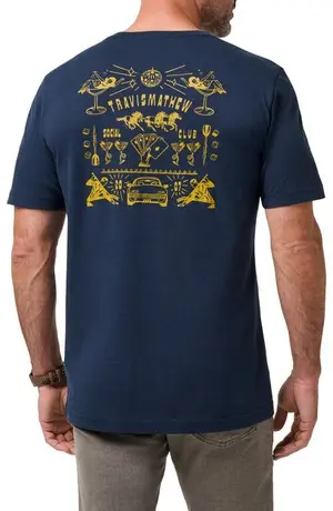 Travis Mathew Club Dues Cotton Graphic T-shirt