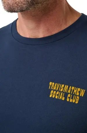 Travis Mathew Club Dues Cotton Graphic T-shirt