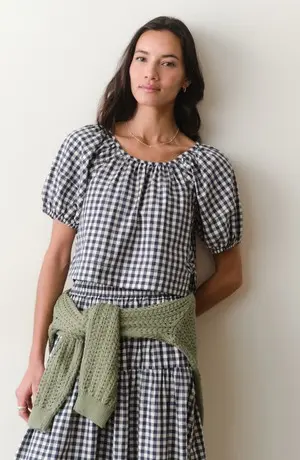 Marine Layer Gia Poplin Top