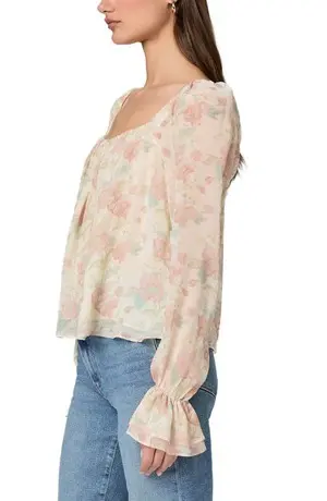 Paige Lucila Floral Silk Top