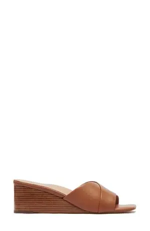 FRANKIE4 Carmen Wedge Slide Sandal - Tan