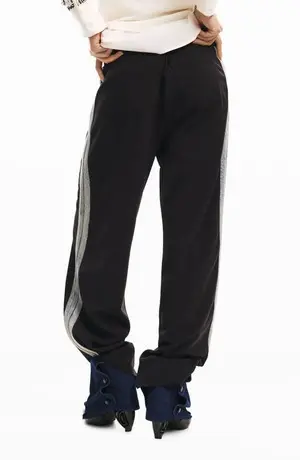 Desigual Wide-leg Pants - Black