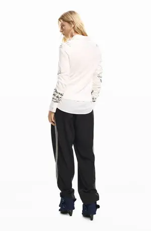 Desigual Wide-leg Pants - Black