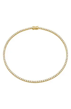 THE M JEWELERS The Thin Tennis Necklace - Gold