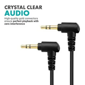 MOVO 3.5mm Dual Male Trs Audio Cable