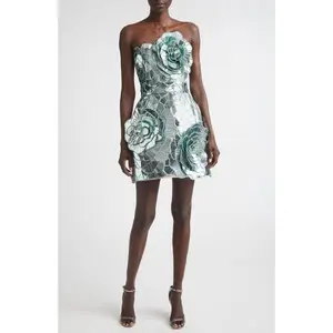Oscar De La Renta Layered Cocktail Dresses