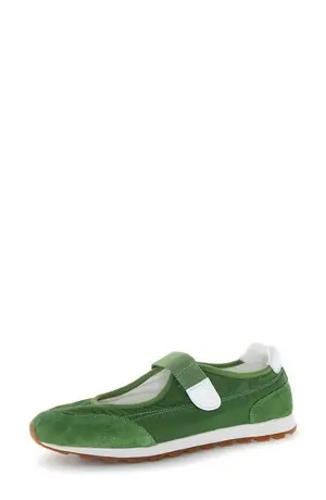 CANDICE COOPER Plume Mary Jane Sneaker - Basil
