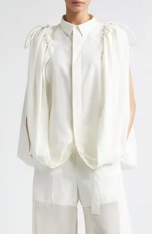 Sacai Collared Vests For Women