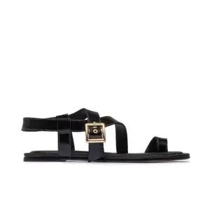 Bernardo Toe Ring Flat Sandals - Black